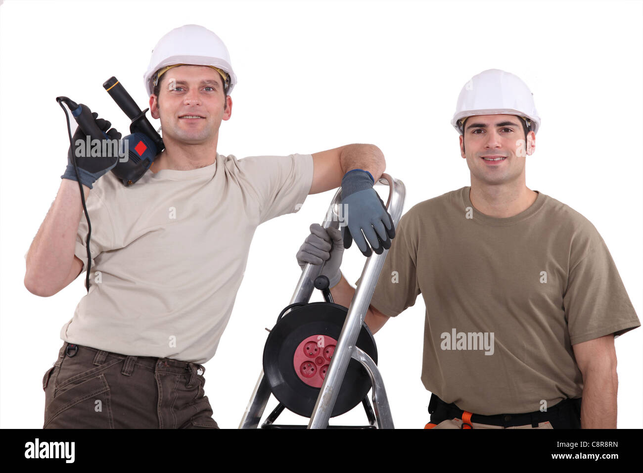 Builders reel hi-res stock photography and images - Alamy