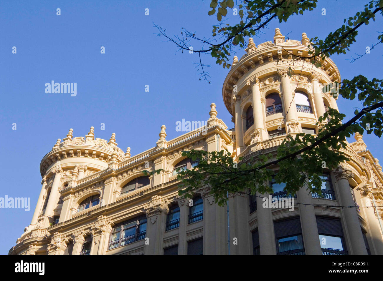 Old architecture in Bilbao, Basque Country, Spain Stock Photo - Alamy