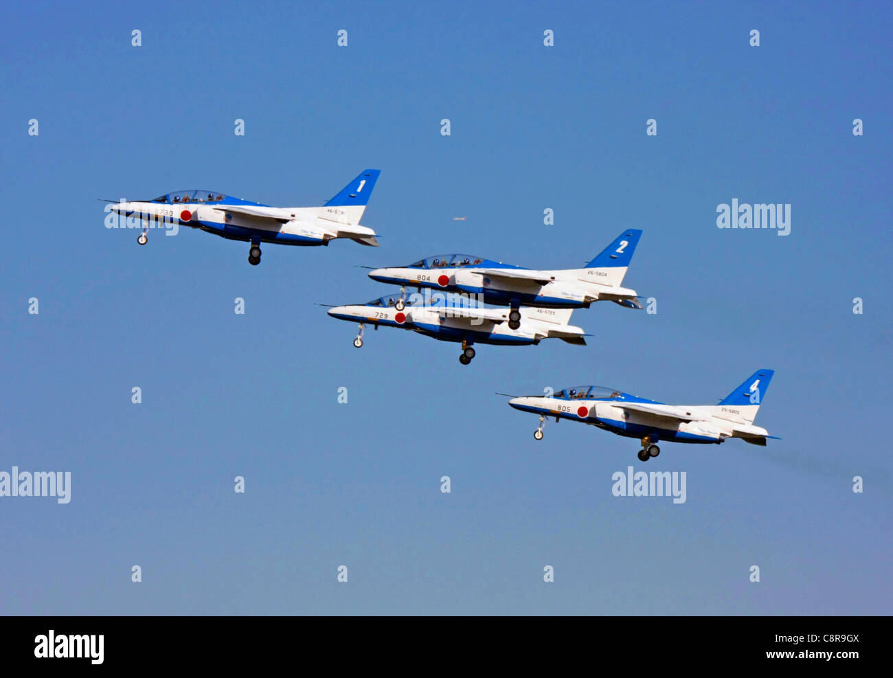 Jasdf Blue Impulse Display Aircraft High Resolution Stock Photography ...