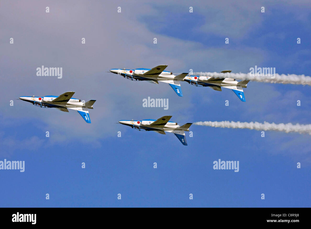 Aerobatic Demonstration Team of the Japan Air Self-Defense Force Blue ...