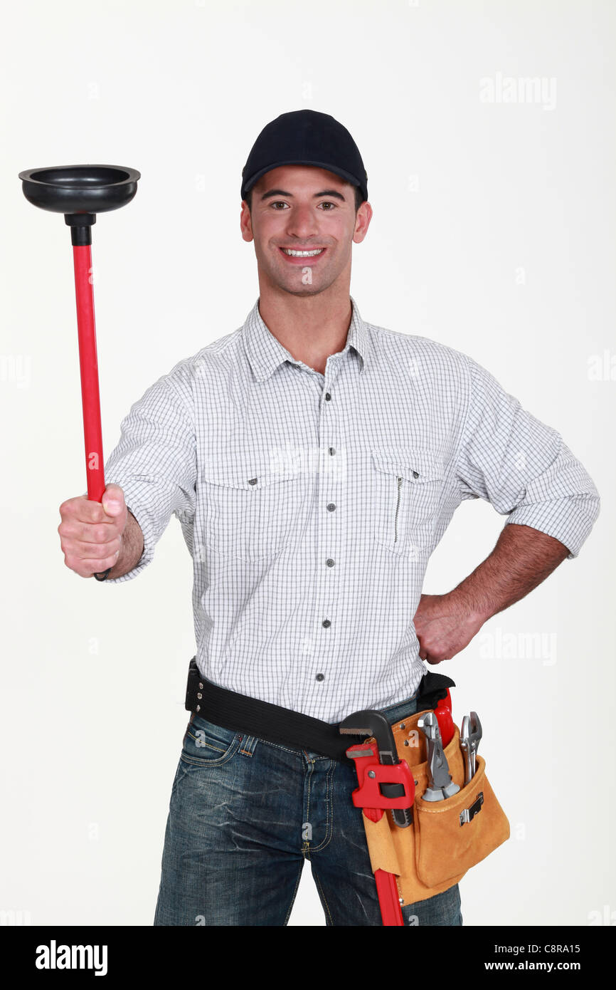 The handy man Stock Photo - Alamy