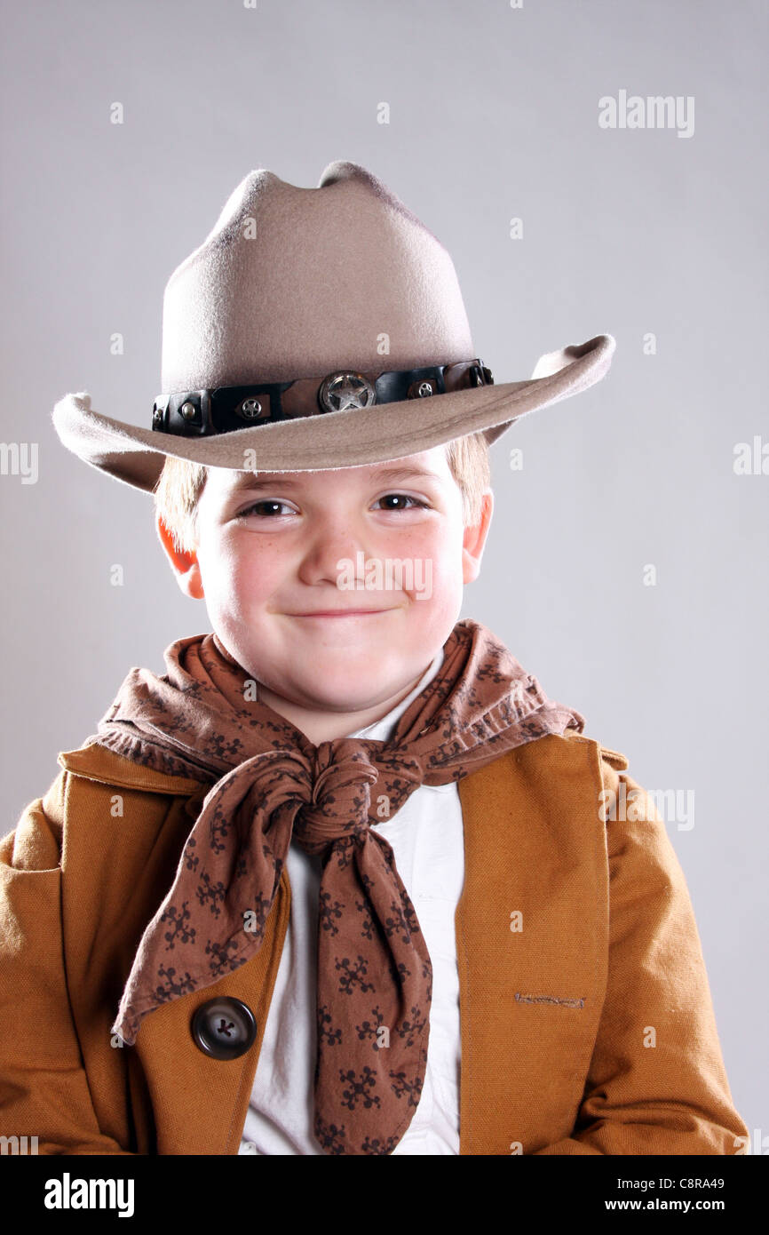 A young cowboy Stock Photo - Alamy