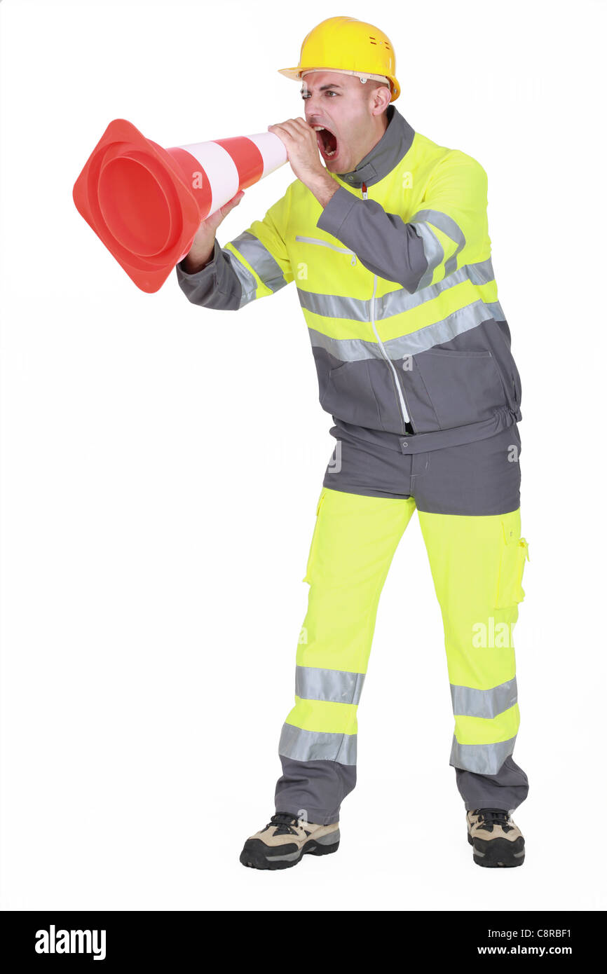 Shouting Cone High Resolution Stock Photography and Images - Alamy