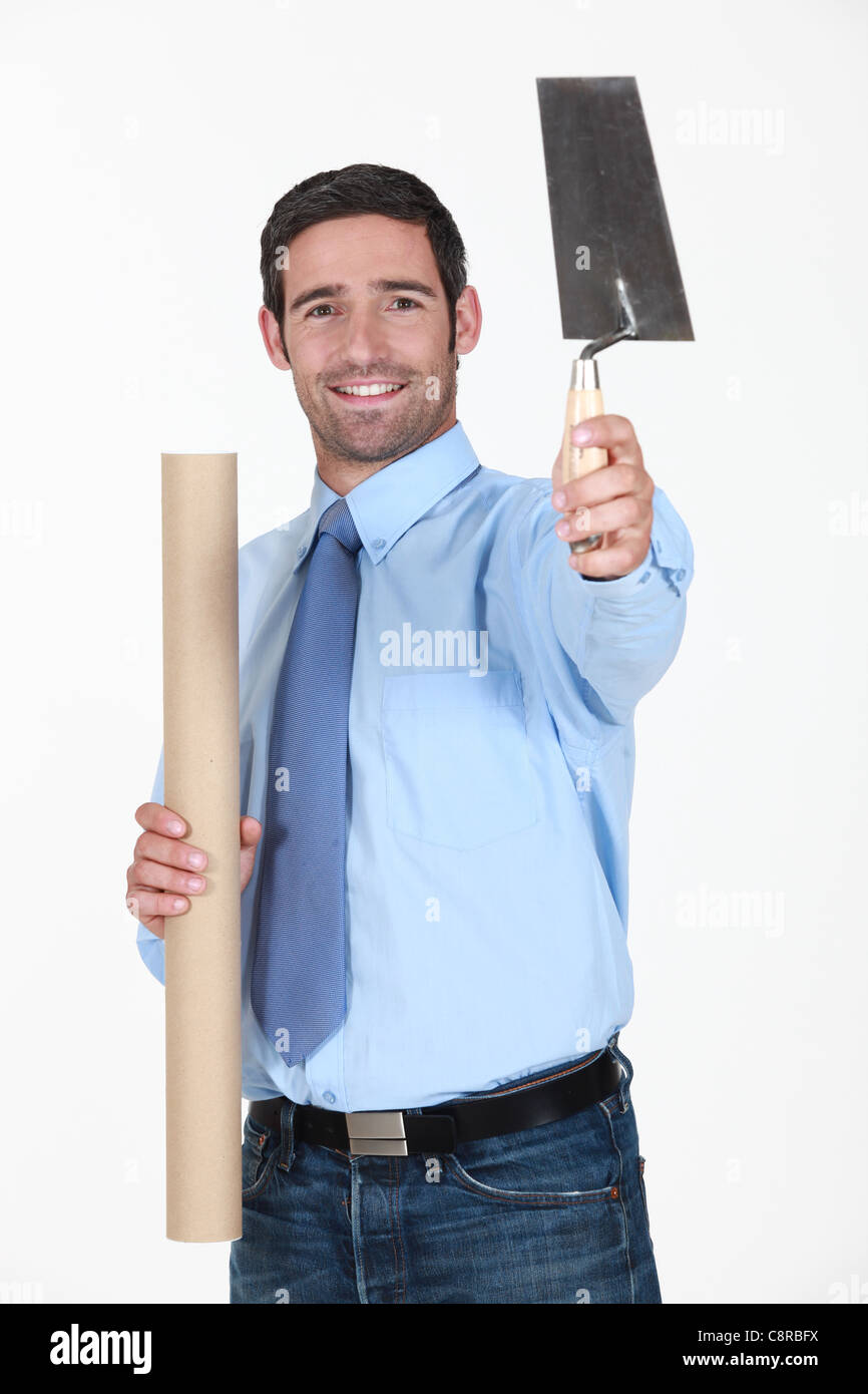 Drawing of a trowel hi-res stock photography and images - Alamy