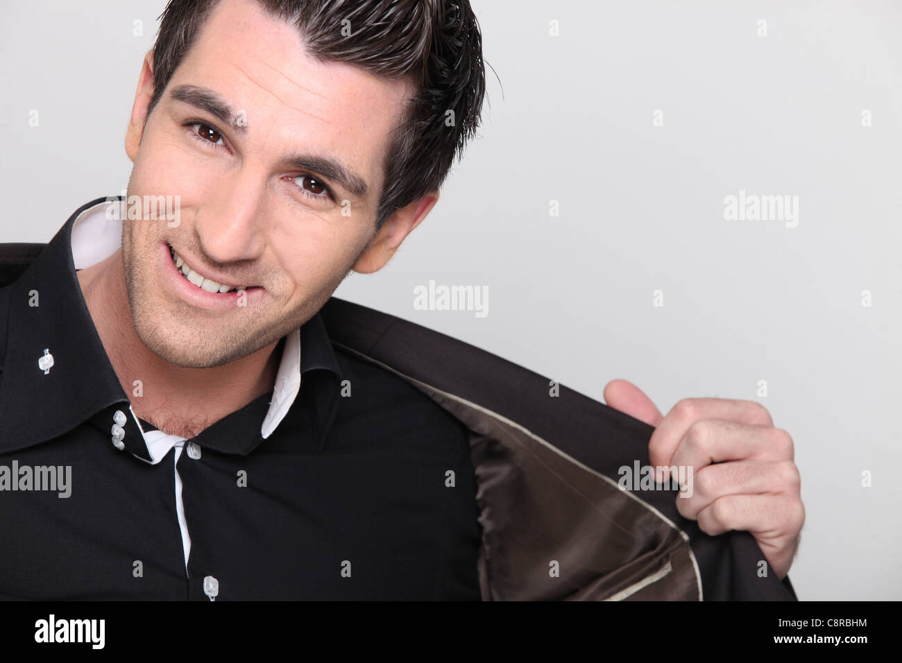 Smart looking man Stock Photo - Alamy