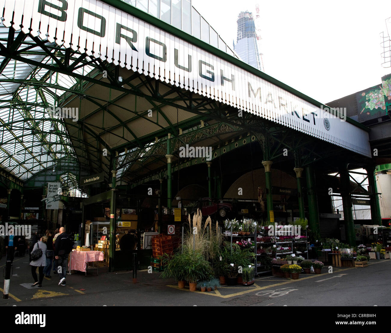 Borough Market London Stock Photo - Alamy