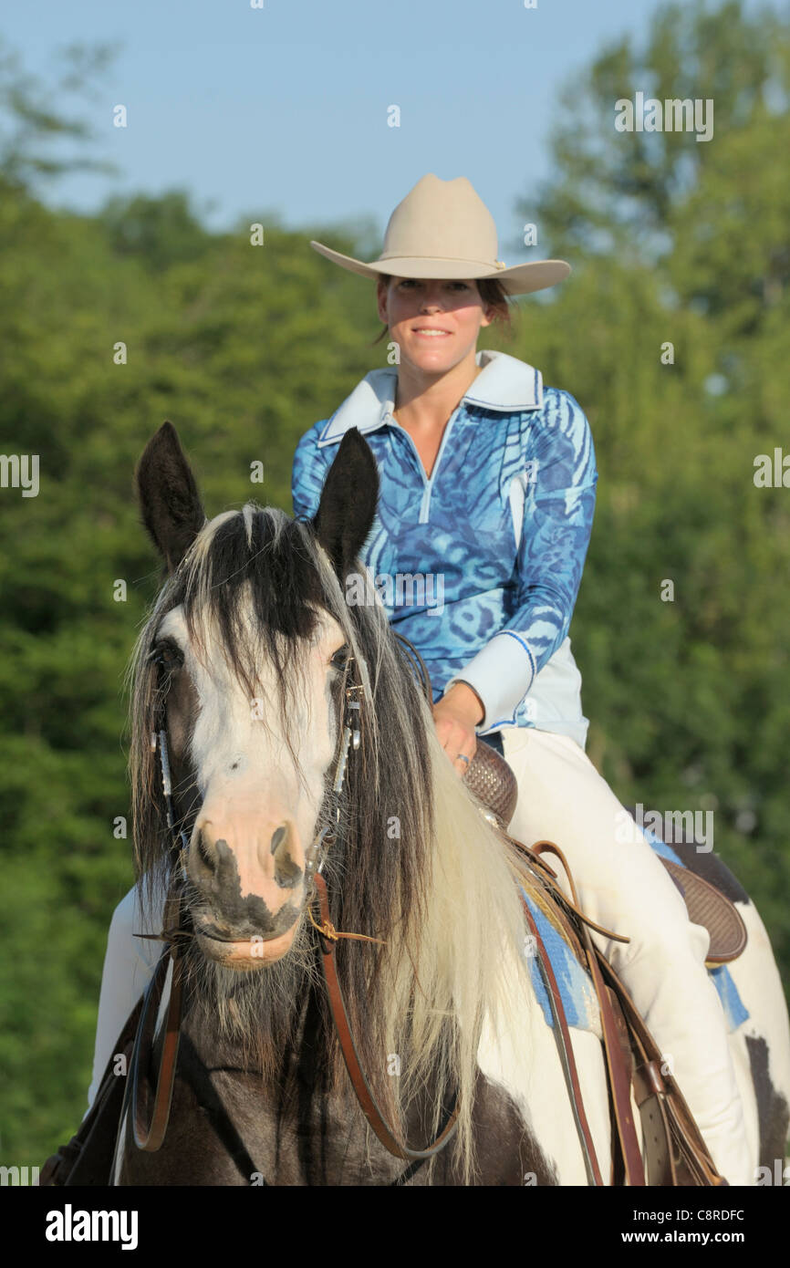 Western Horse Riding Style Stock Photos & Western Horse Riding Style ...