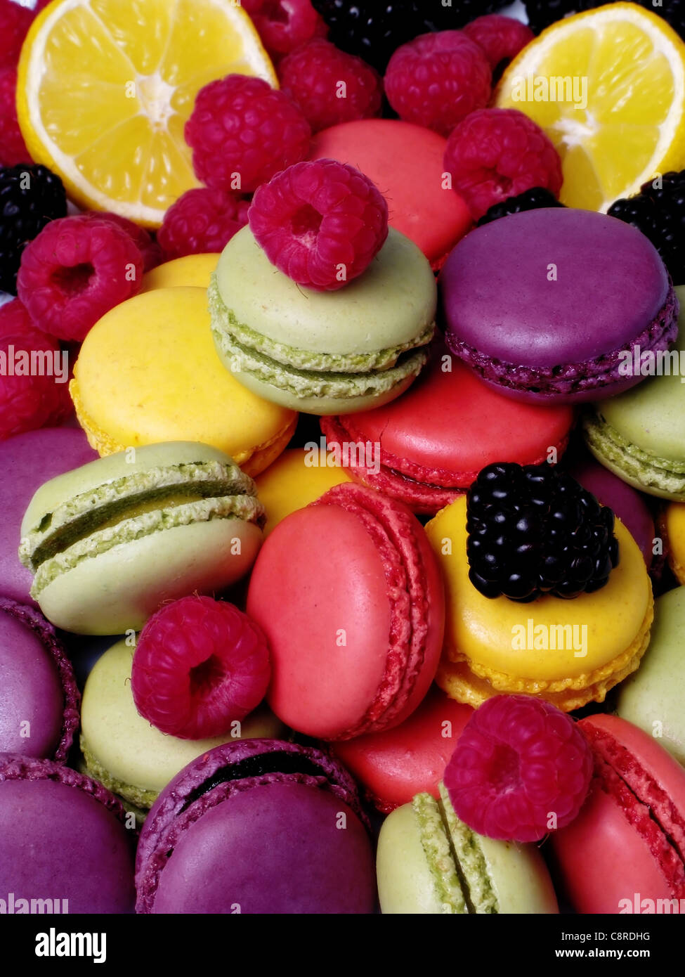 lemon, peach, strawberry, blackcurrant, pistachio, apricot and ...