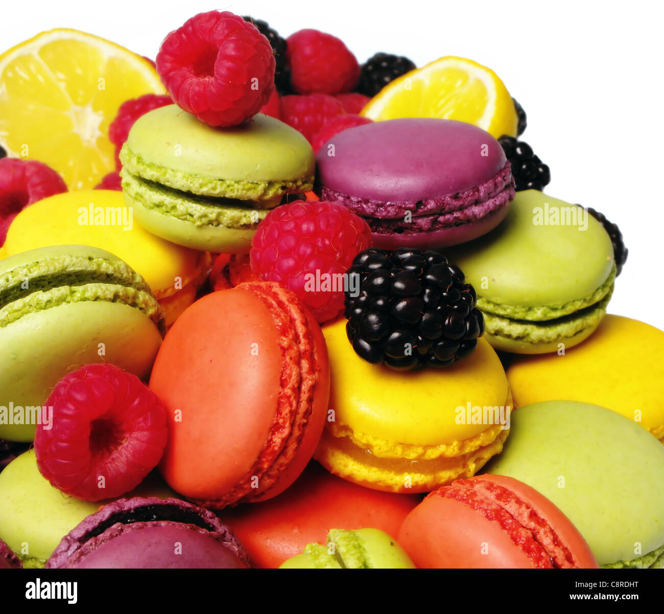 lemon, peach, strawberry, blackcurrant, pistachio, apricot and ...