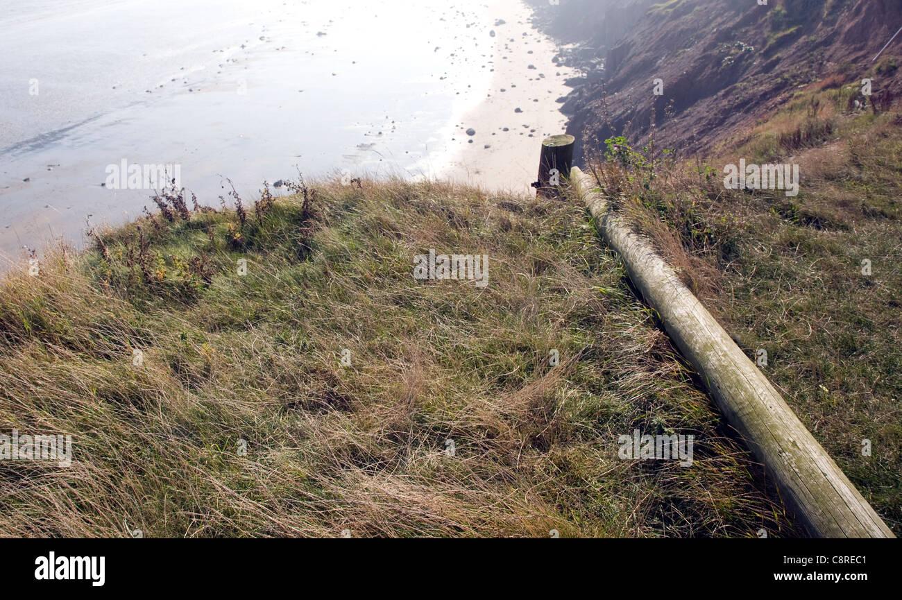 Clay cliff erosion on east hi-res stock photography and images - Alamy