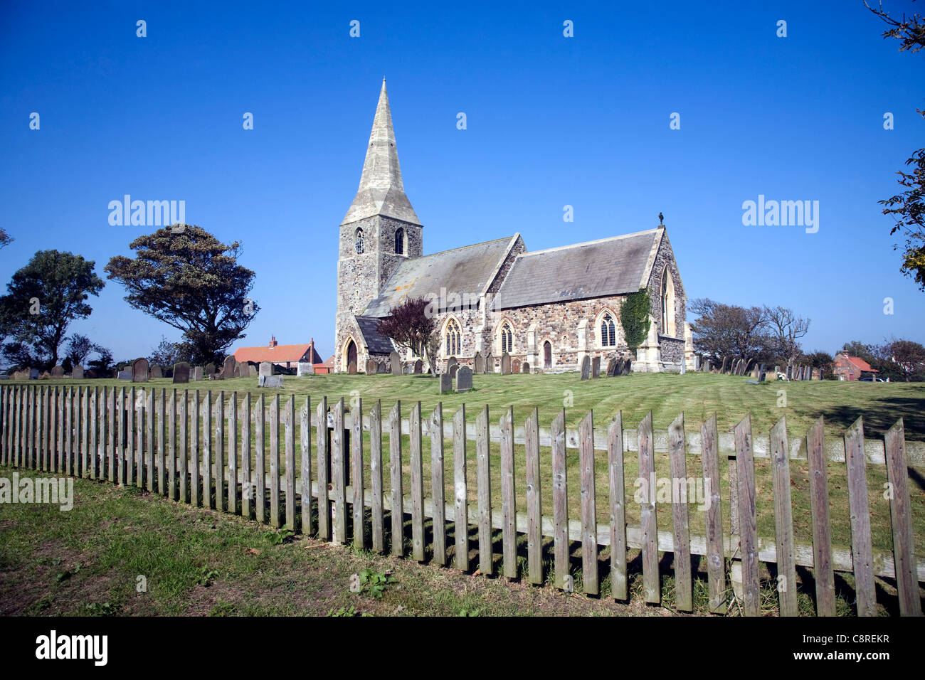 All Saints church, Mappleton, Yorkshire, England Stock Photo - Alamy