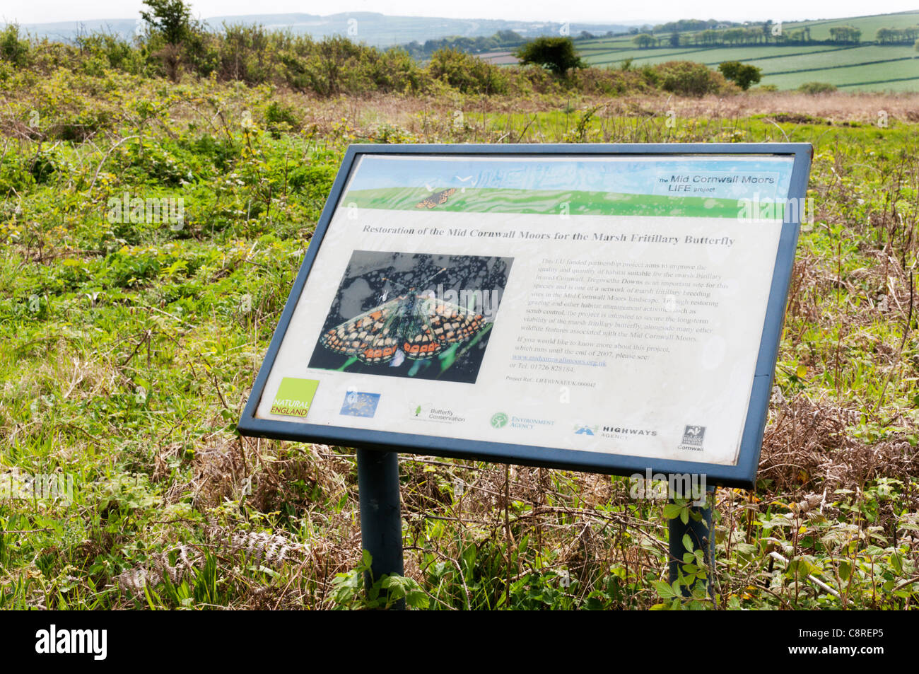 Habitat restoration sign hi-res stock photography and images - Alamy