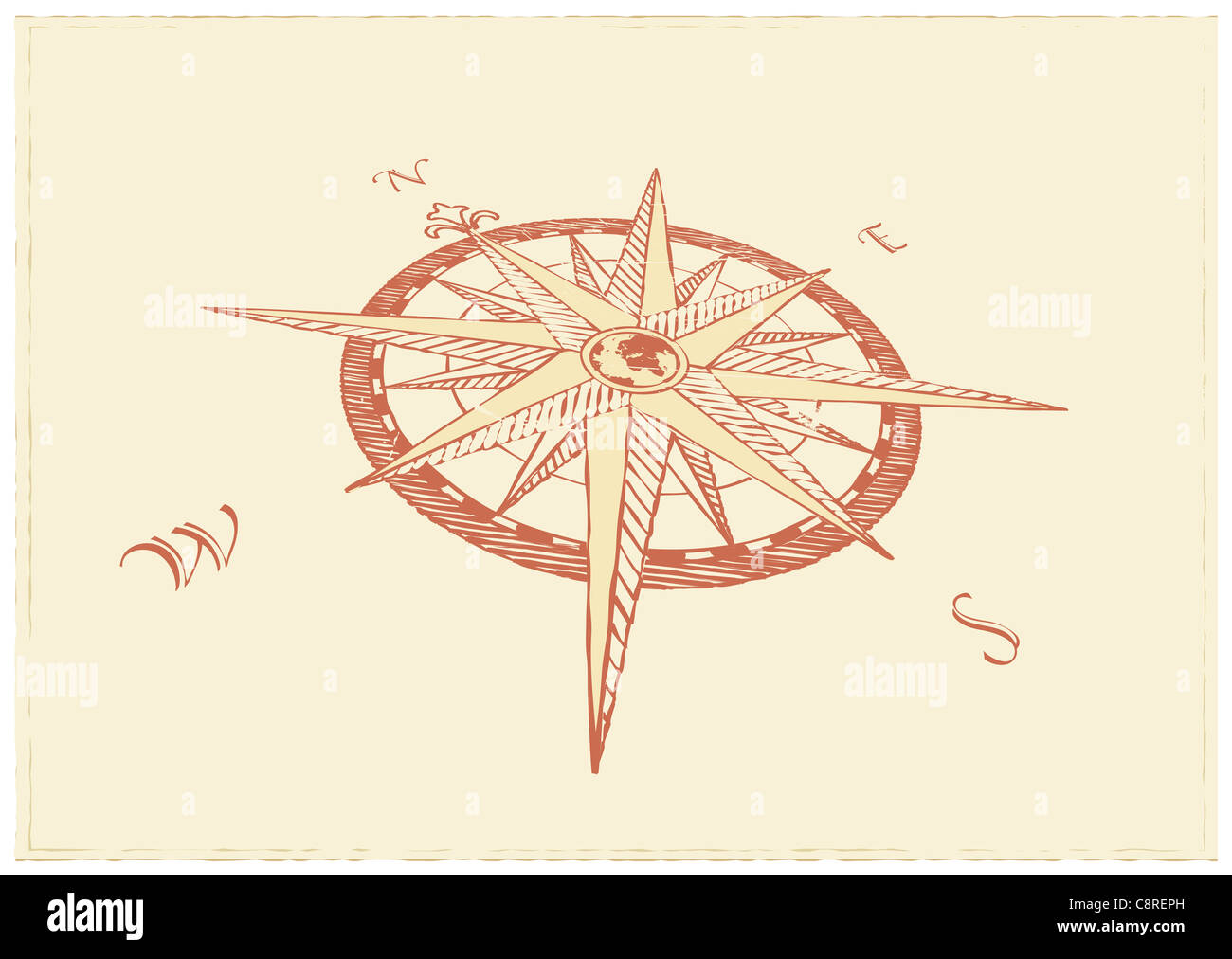 Compass Rose, Map High Resolution Stock Photography and Images - Alamy