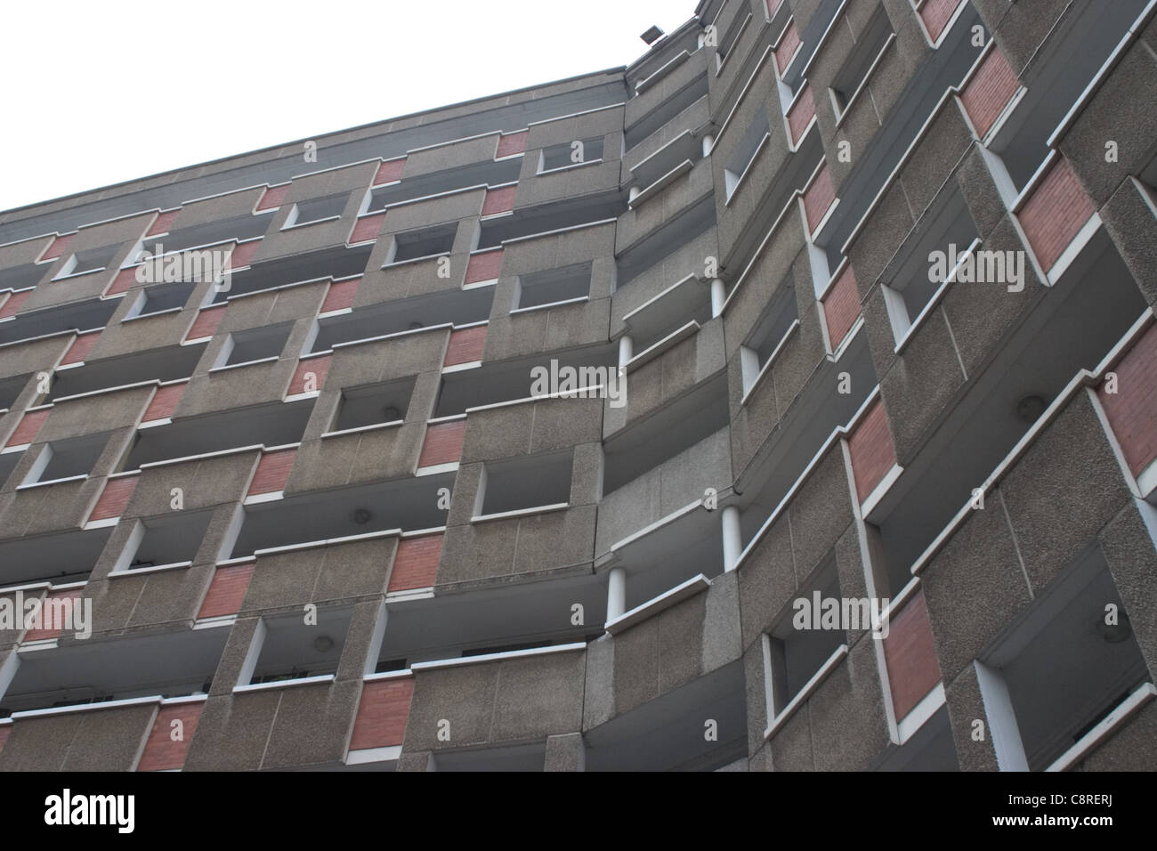 close-up of tower block building Stock Photo - Alamy