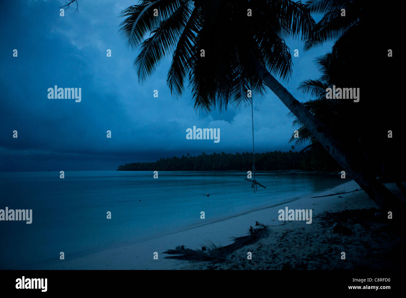 Tuvalu, island in the Pacific Stock Photo - Alamy