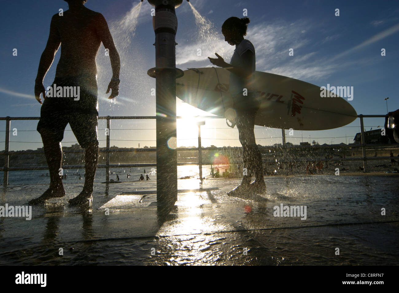 Beach shower australia hi-res stock photography and images - Alamy