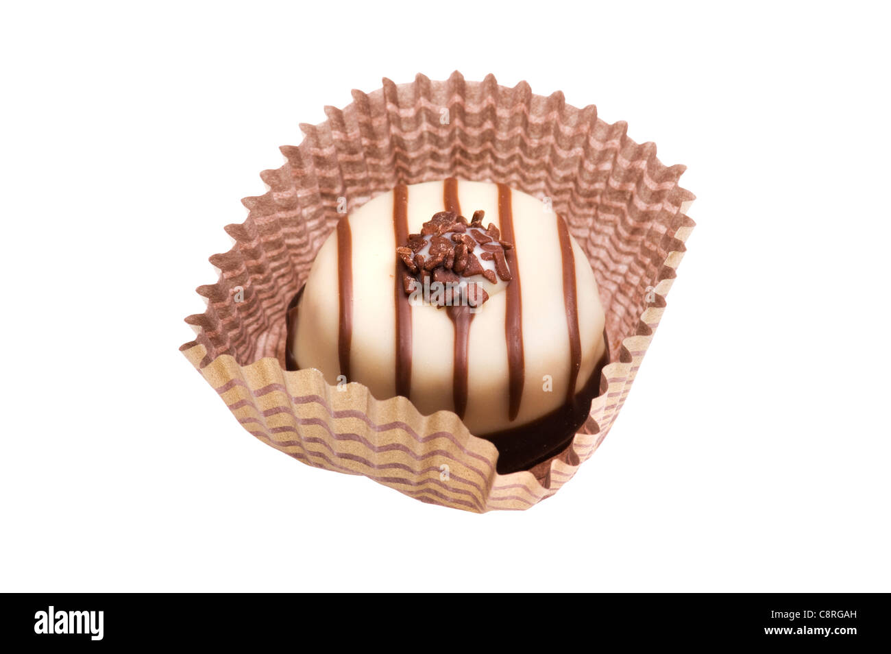 object on white - food chocolate candy Stock Photo - Alamy