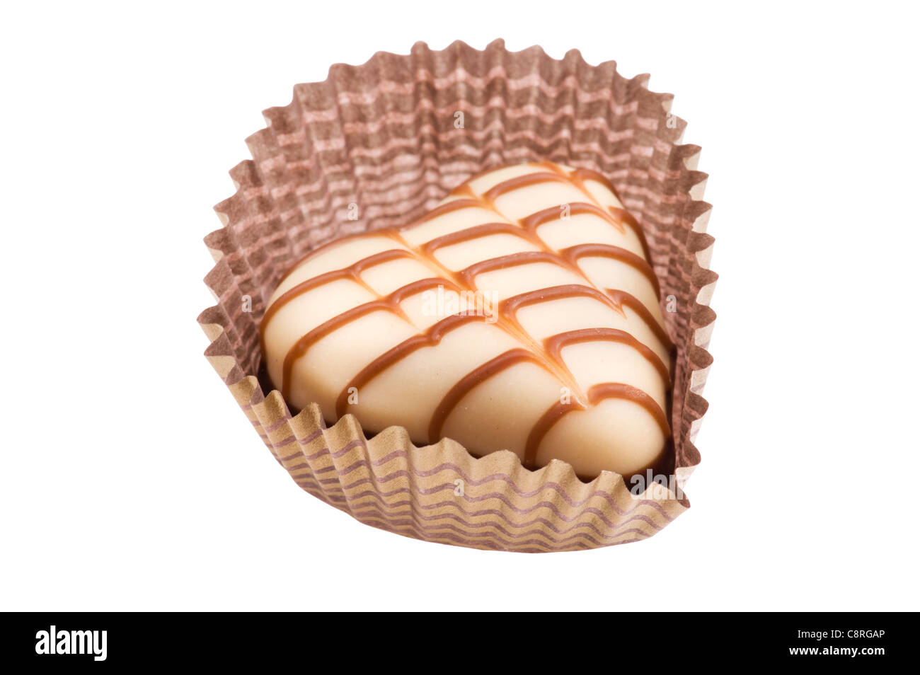 object on white - food chocolate candy Stock Photo - Alamy