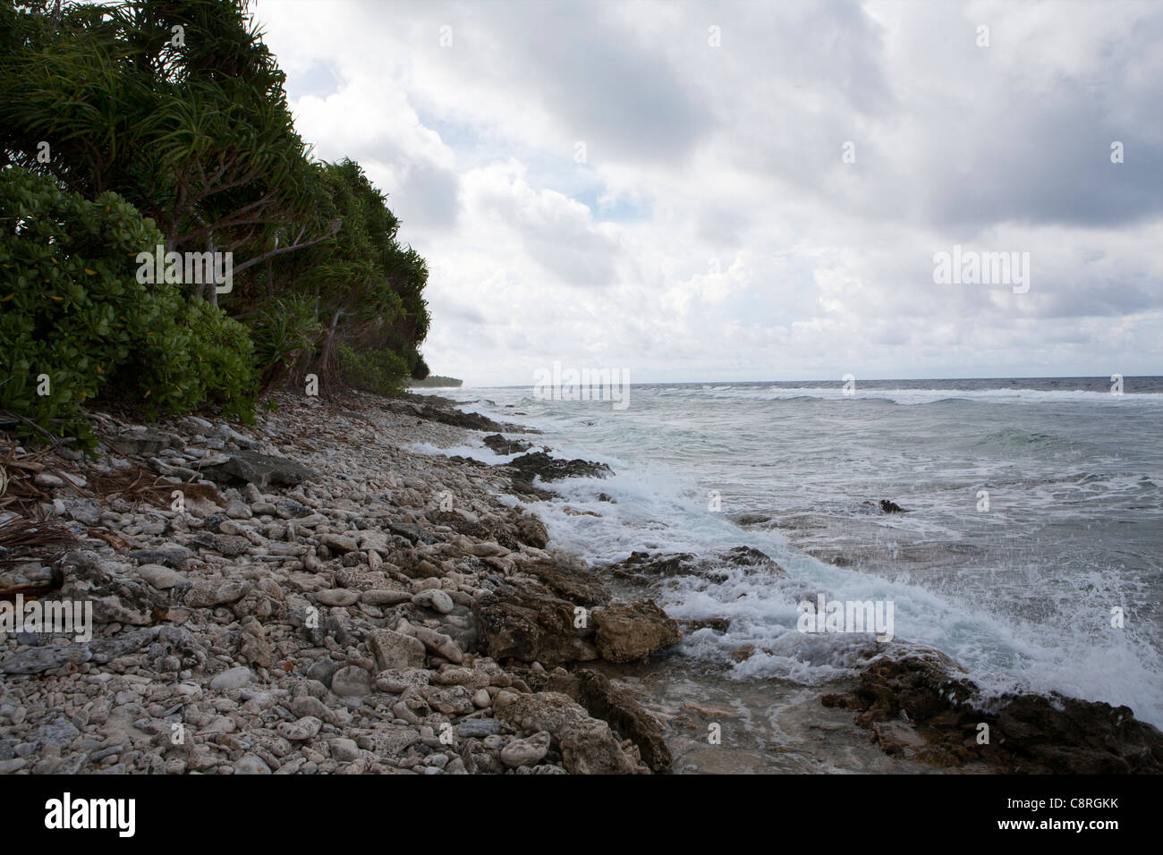 Tuvalu, island in the pacific ocean Stock Photo - Alamy
