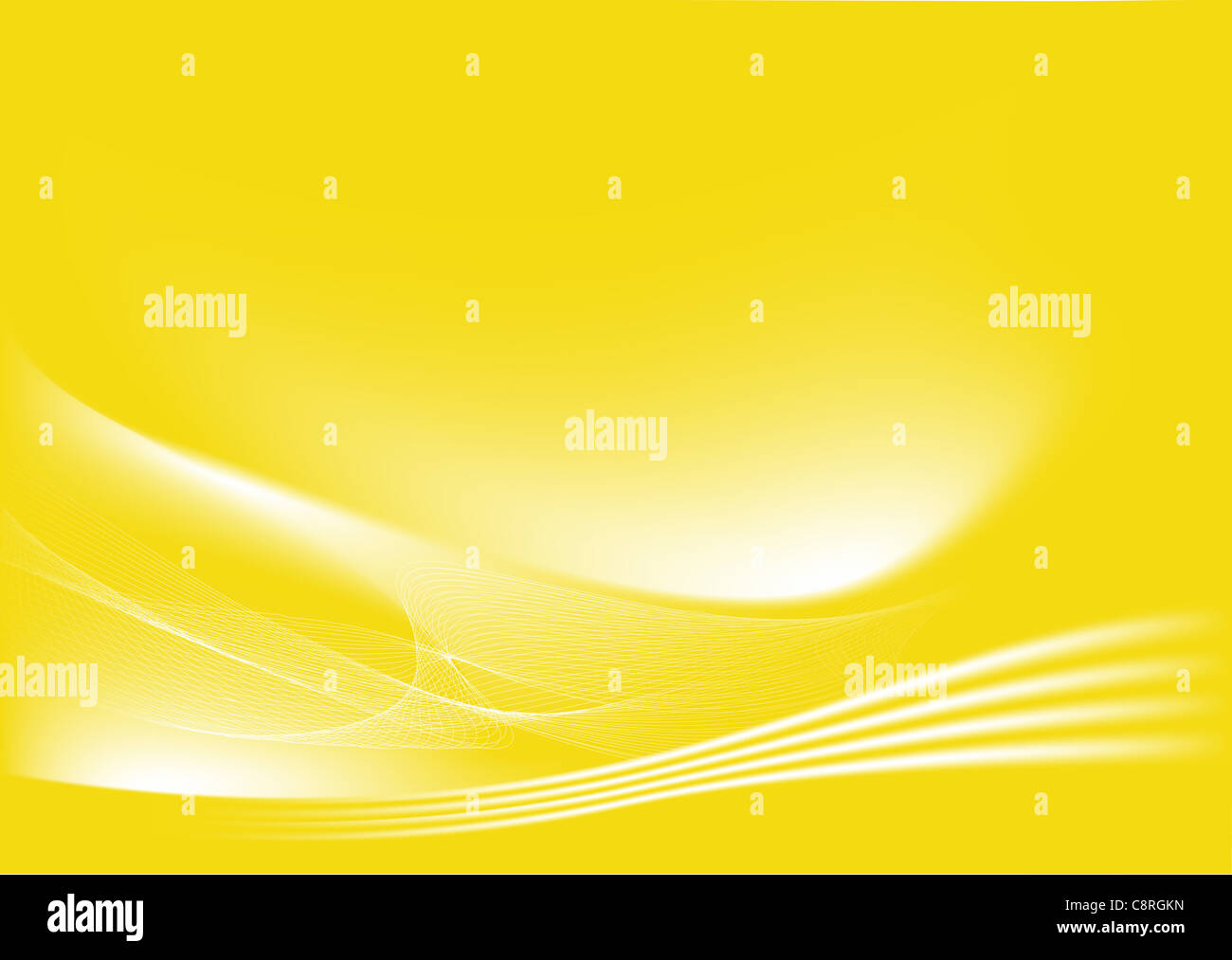 yellow abstract lines background: composition of curved lines-great for ...