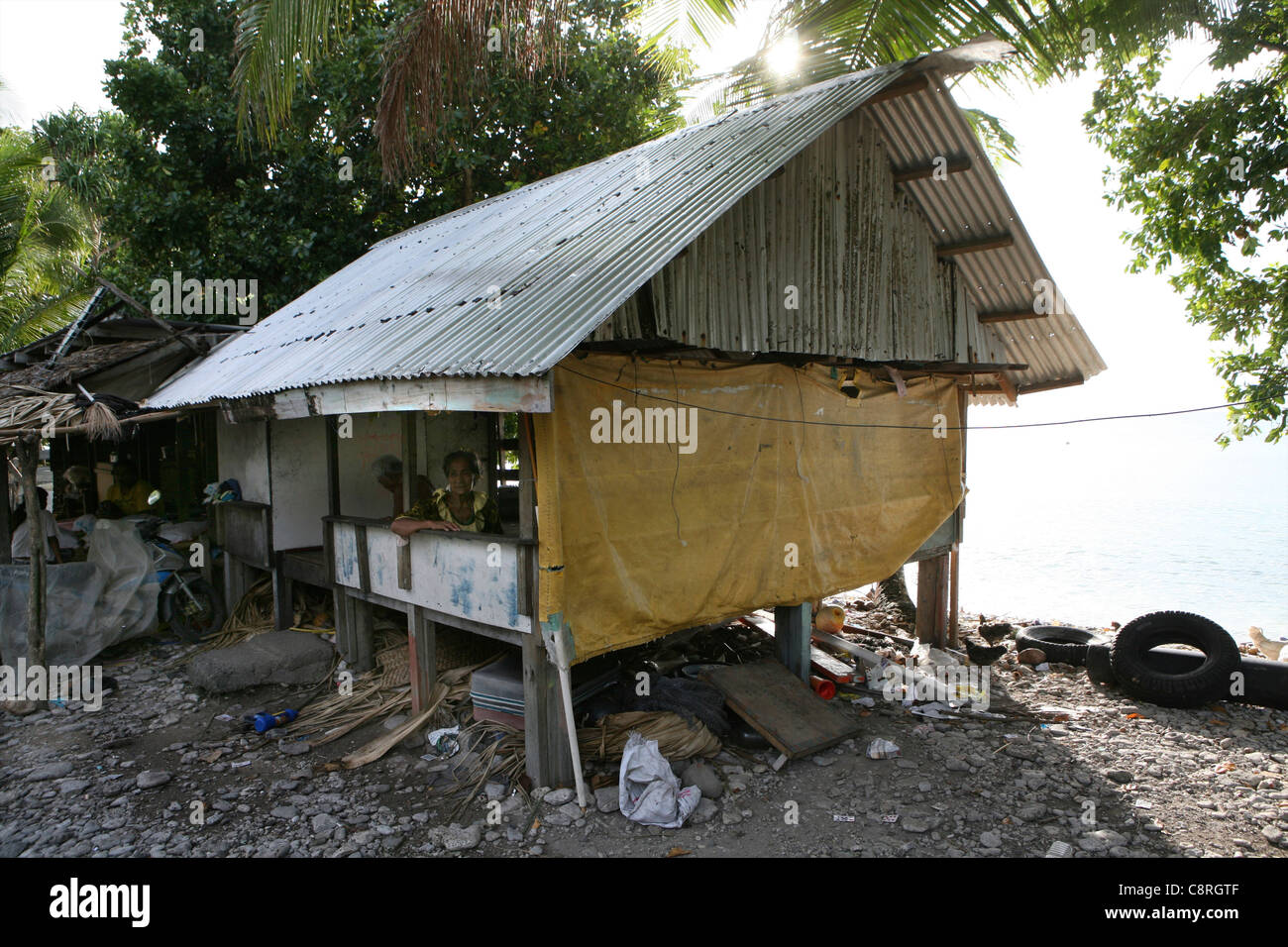 Tuvalu, island in the pacific ocean Stock Photo - Alamy