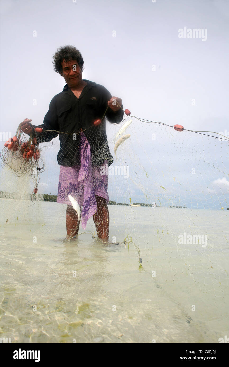 fishing in Tuvalu Stock Photo - Alamy