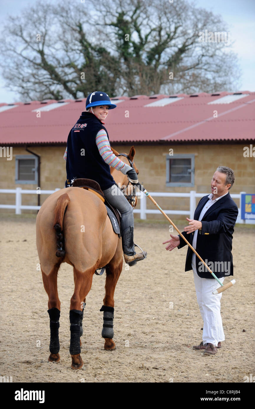 Learning to play polo with Mike Hobday, Chairman of Universities Polo ...