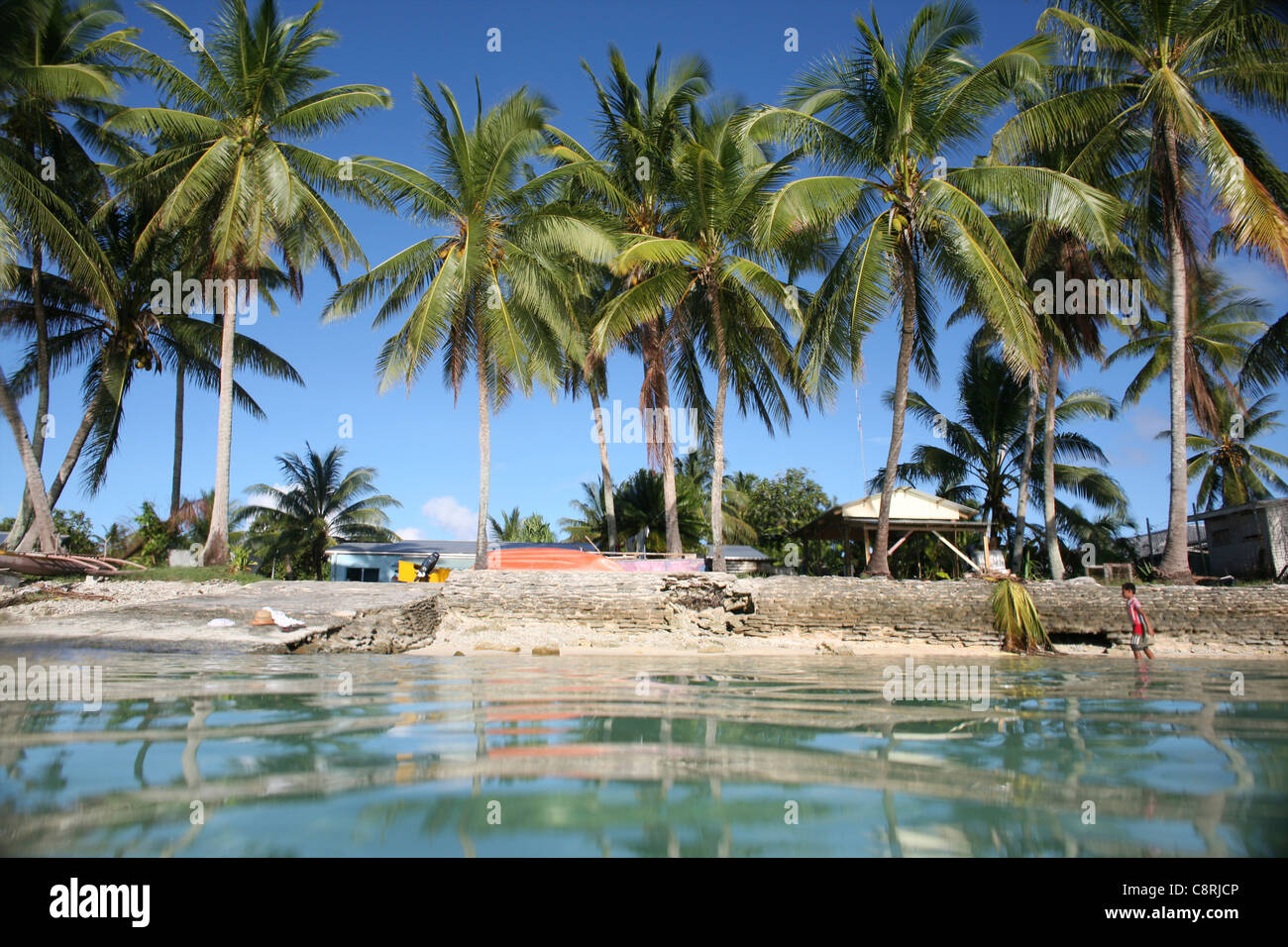 Tuvalu, island in the pacific ocean Stock Photo - Alamy
