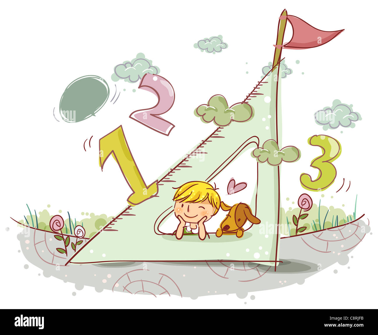 Counting triangle hi-res stock photography and images - Alamy