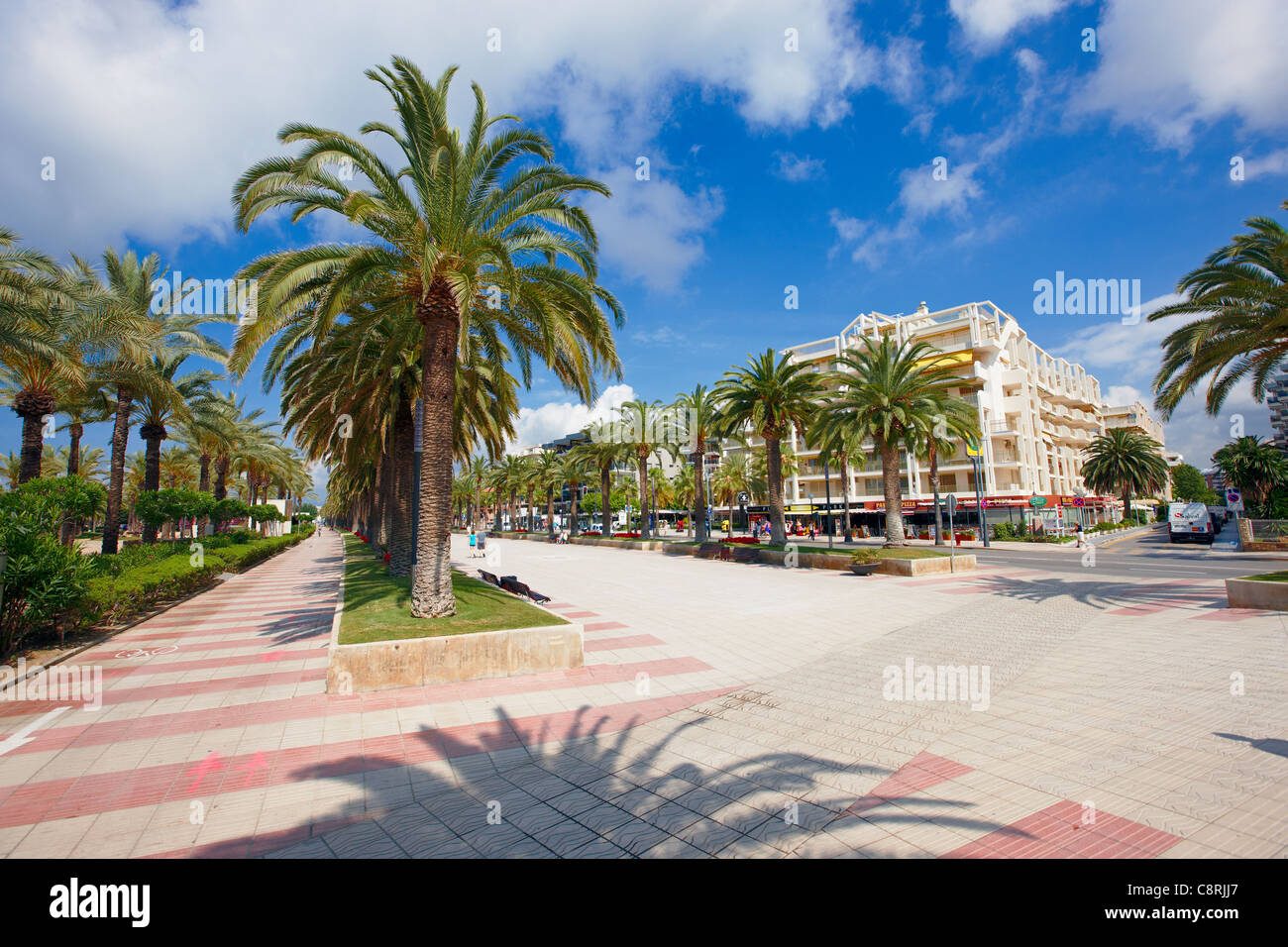 Palm promenade salou spain hi-res stock photography and images - Alamy