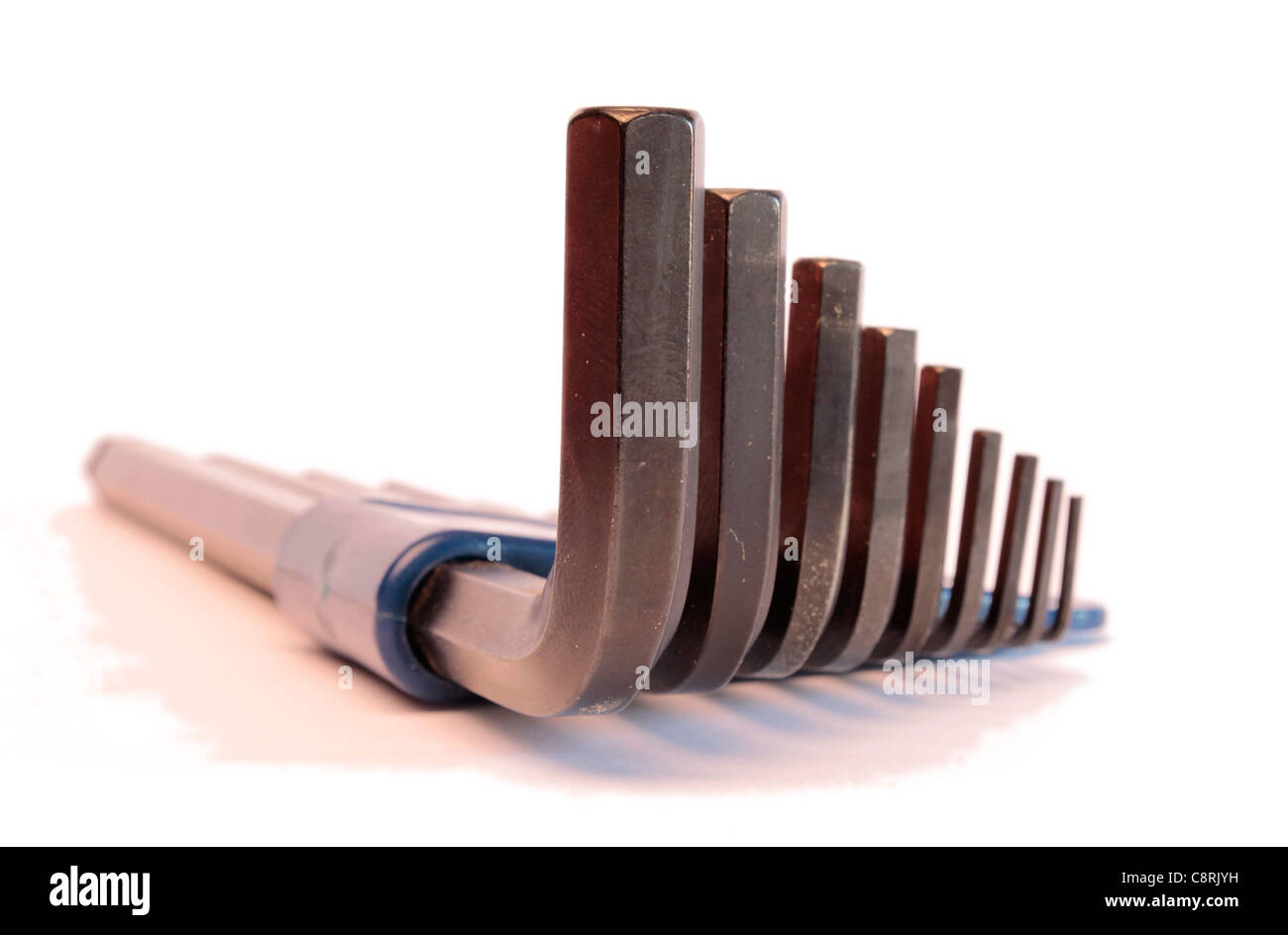Allen wrench isolated on white Stock Photo - Alamy