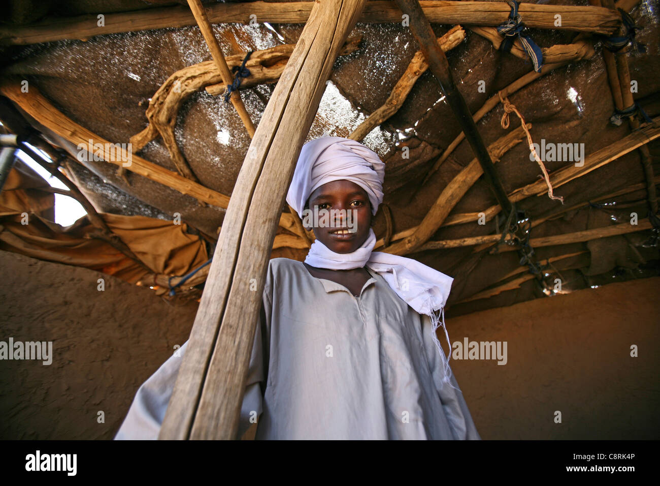 house in a refugeecamp in Chad Stock Photo - Alamy