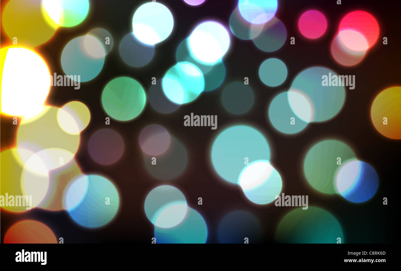 Illustration of multi colored circles Stock Photo - Alamy