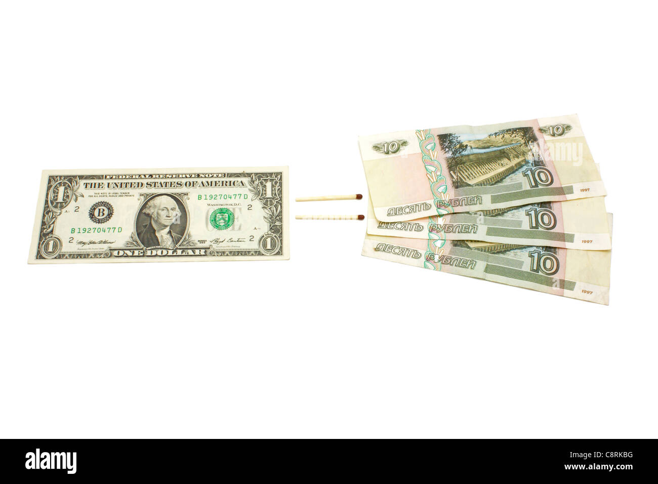 Old one us dollar Cut Out Stock Images & Pictures - Alamy