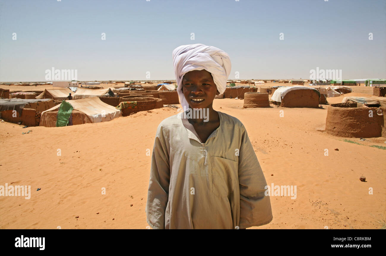 boy in a refugeecamp in Chad Stock Photo - Alamy