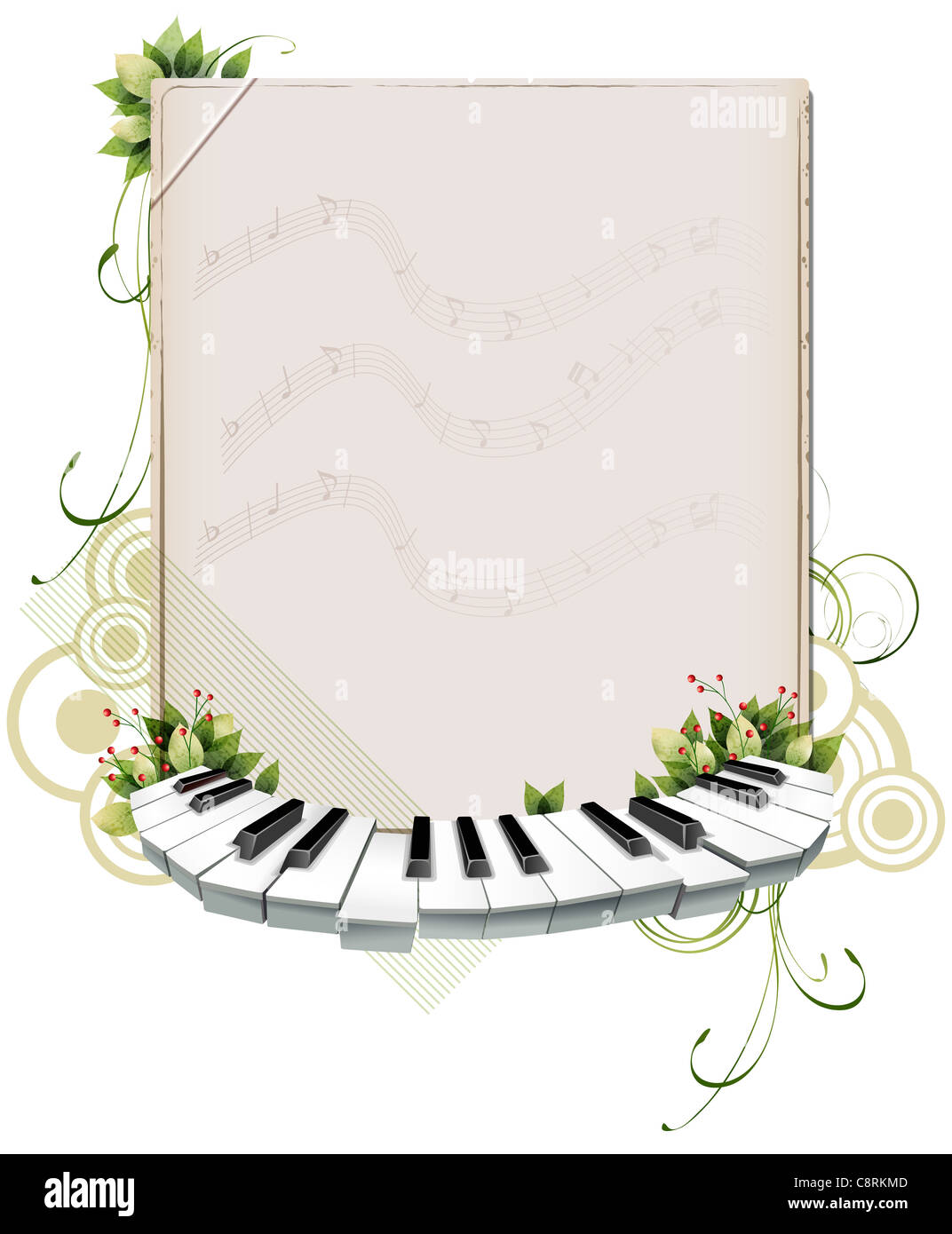 Musical notes cut out hi-res stock photography and images - Alamy