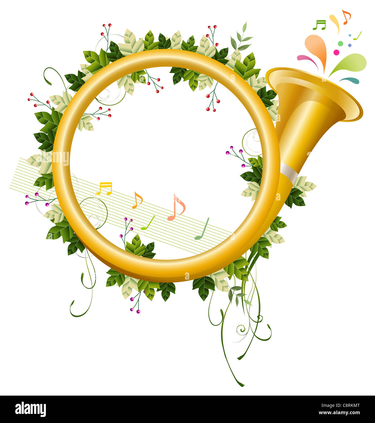 Musical frame hi-res stock photography and images - Alamy
