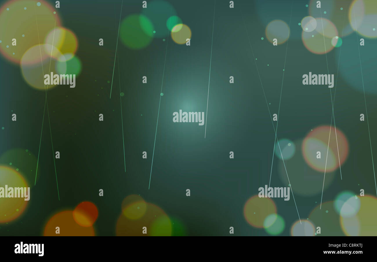 Illustration of background with defocused circles and lines Stock Photo ...