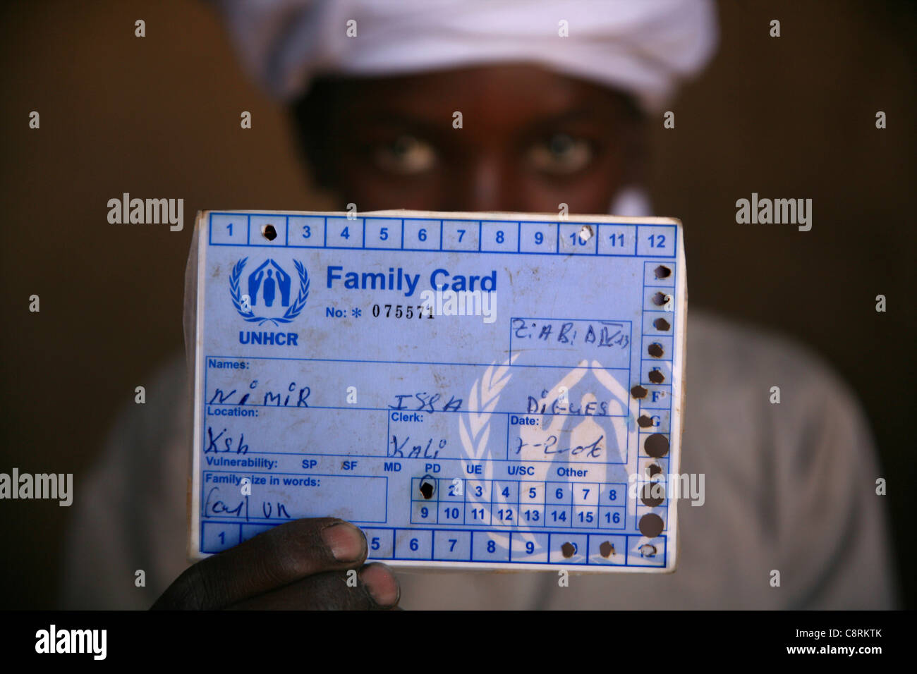 Unhcr refugee card hi-res stock photography and images - Alamy