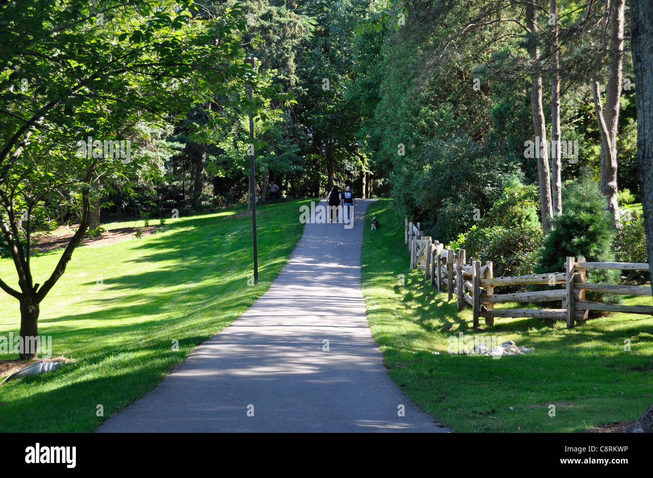 "a stroll in the park Stock Photo - Alamy