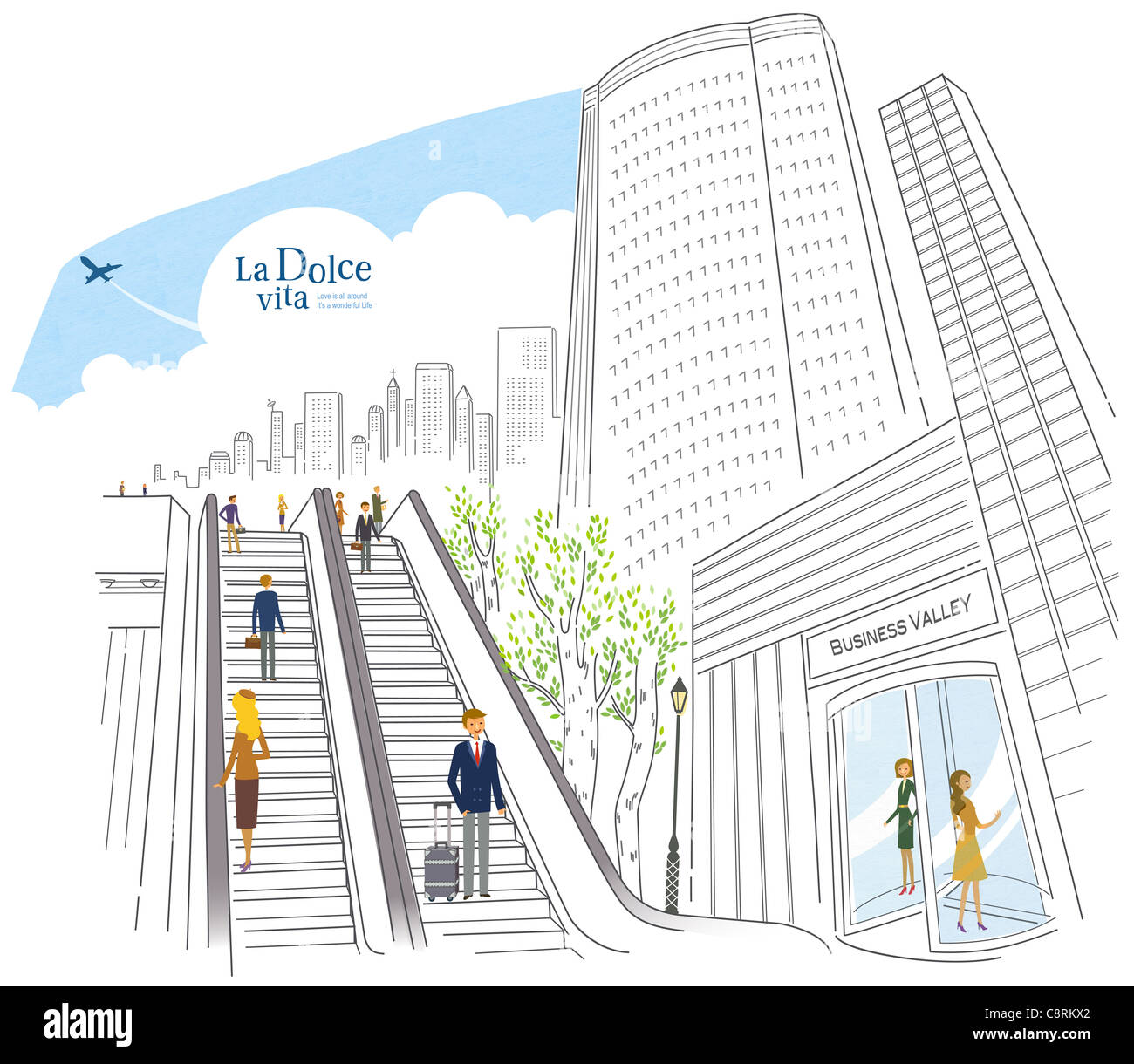 Business group travel on Cut Out Stock Images & Pictures - Alamy