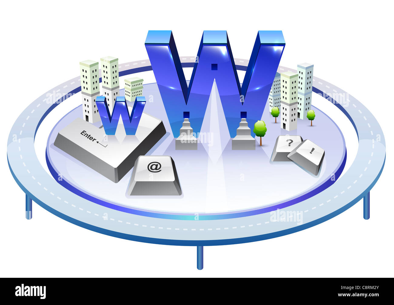 Letter w and buildings hi-res stock photography and images - Alamy