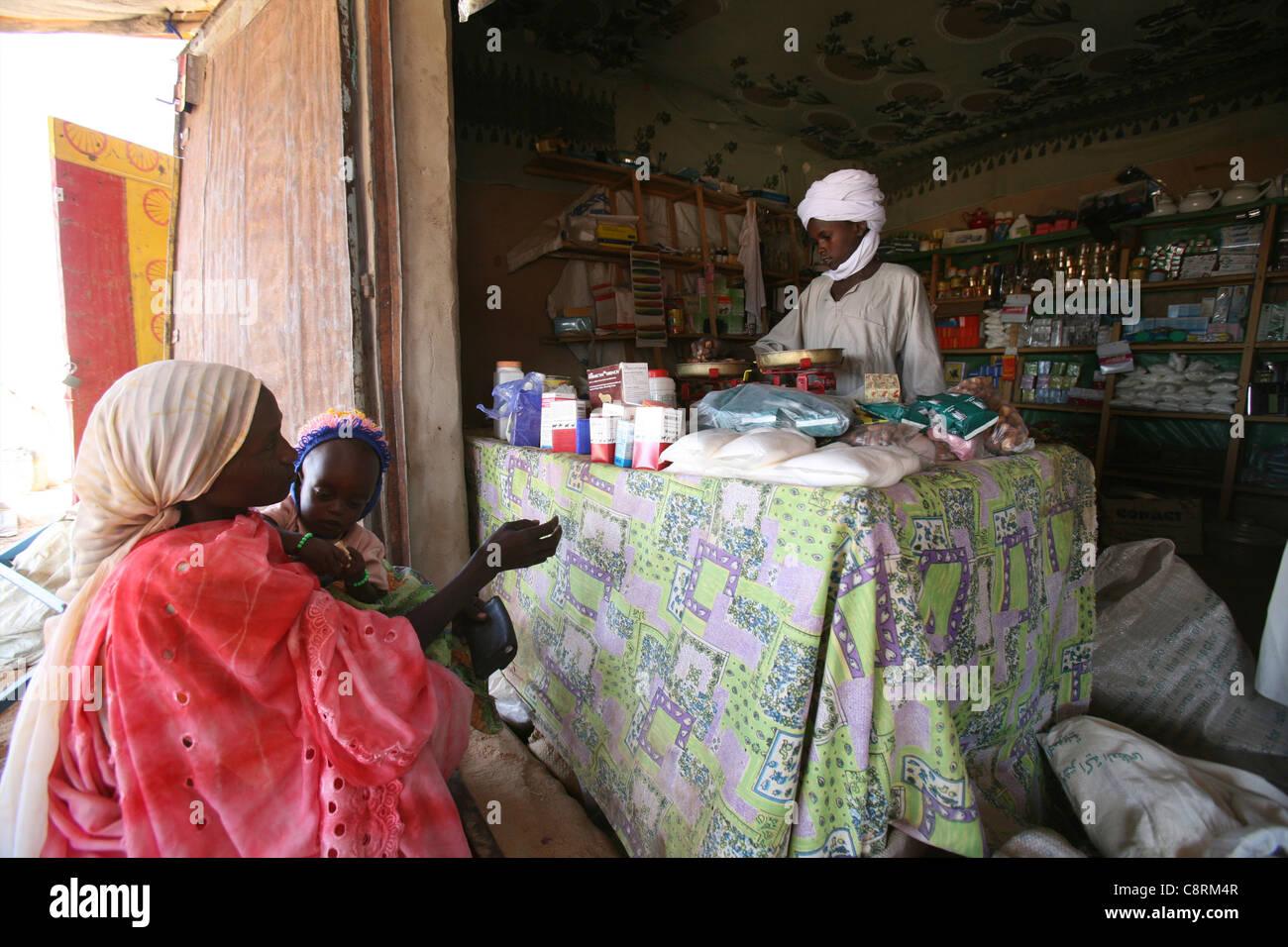 market in a refugees camp in Chad Stock Photo - Alamy