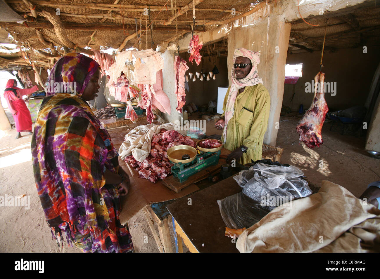 market in a refugees camp in Chad Stock Photo - Alamy