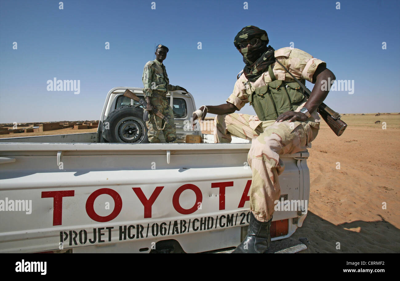 Chadian police officers Stock Photo - Alamy