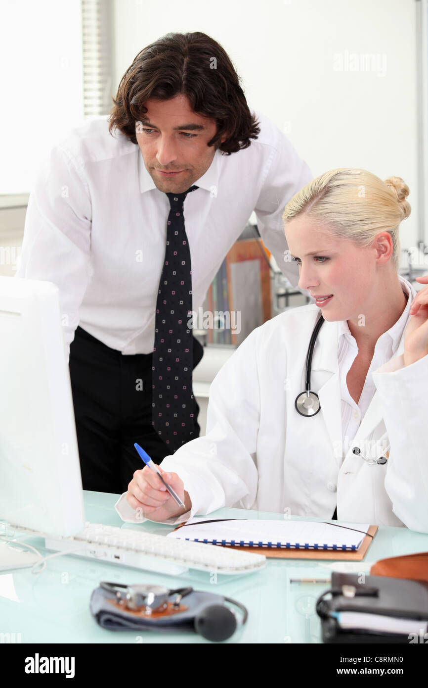 Two medical professionals Stock Photo - Alamy