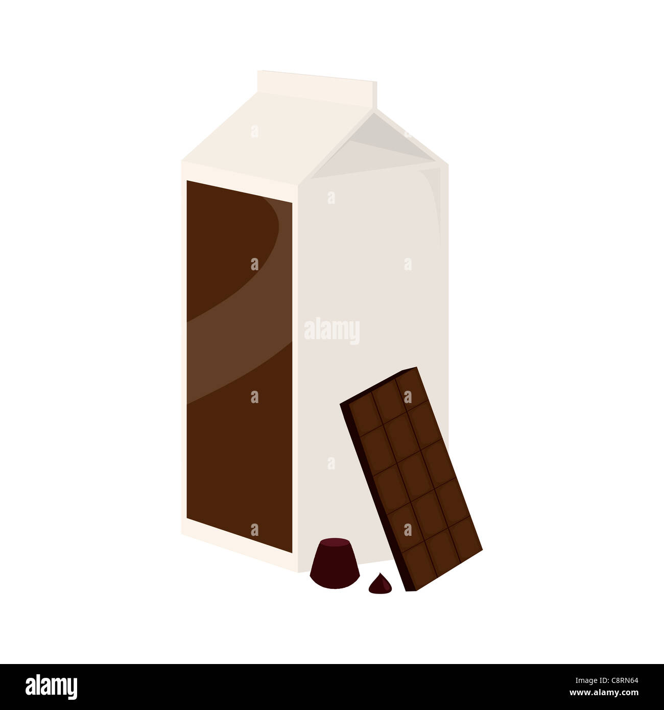 Chocolate mike carton hi-res stock photography and images - Alamy