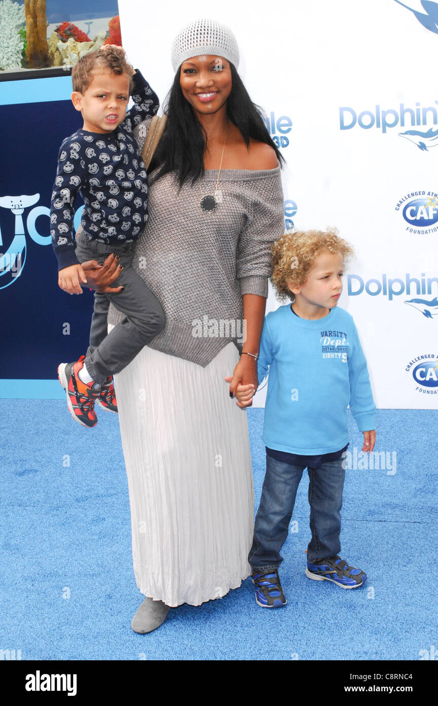Garcelle Beauvais, kids at arrivals for DOLPHIN TALE Premiere, Village ...