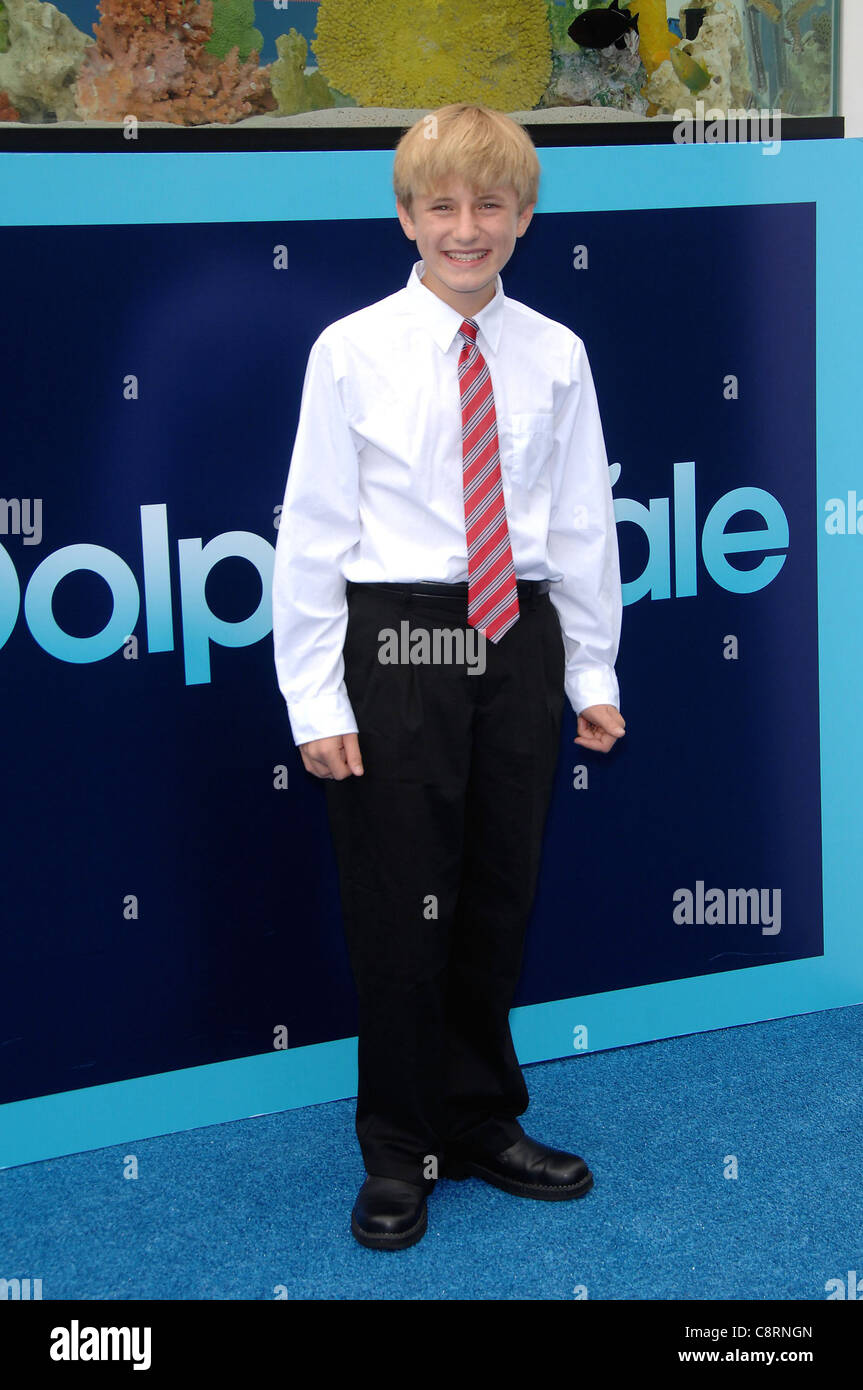 Nathan Gamble at arrivals for DOLPHIN TALE Premiere, Village Theatre in ...