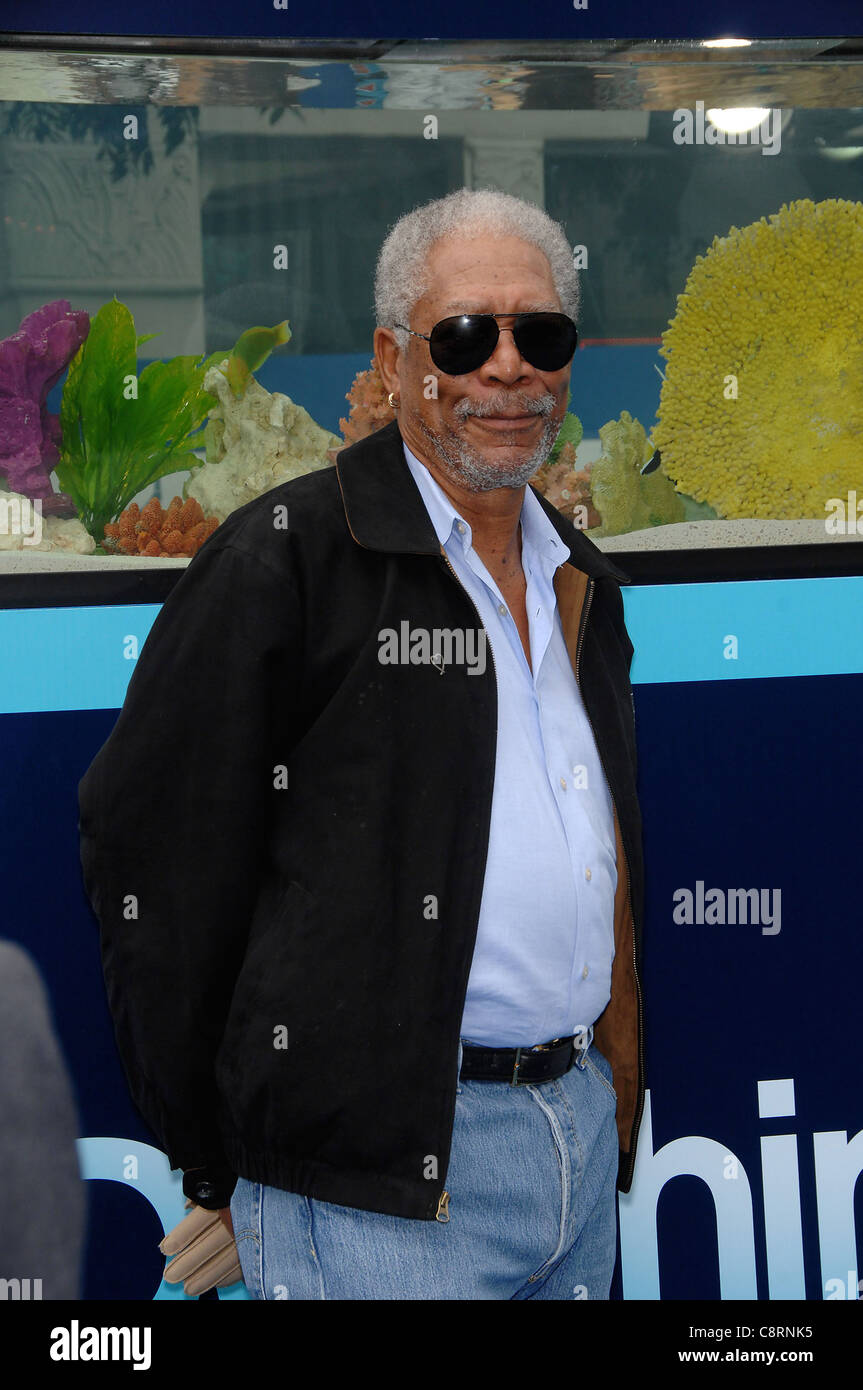 Morgan Freeman at arrivals for DOLPHIN TALE Premiere, Village Theatre ...
